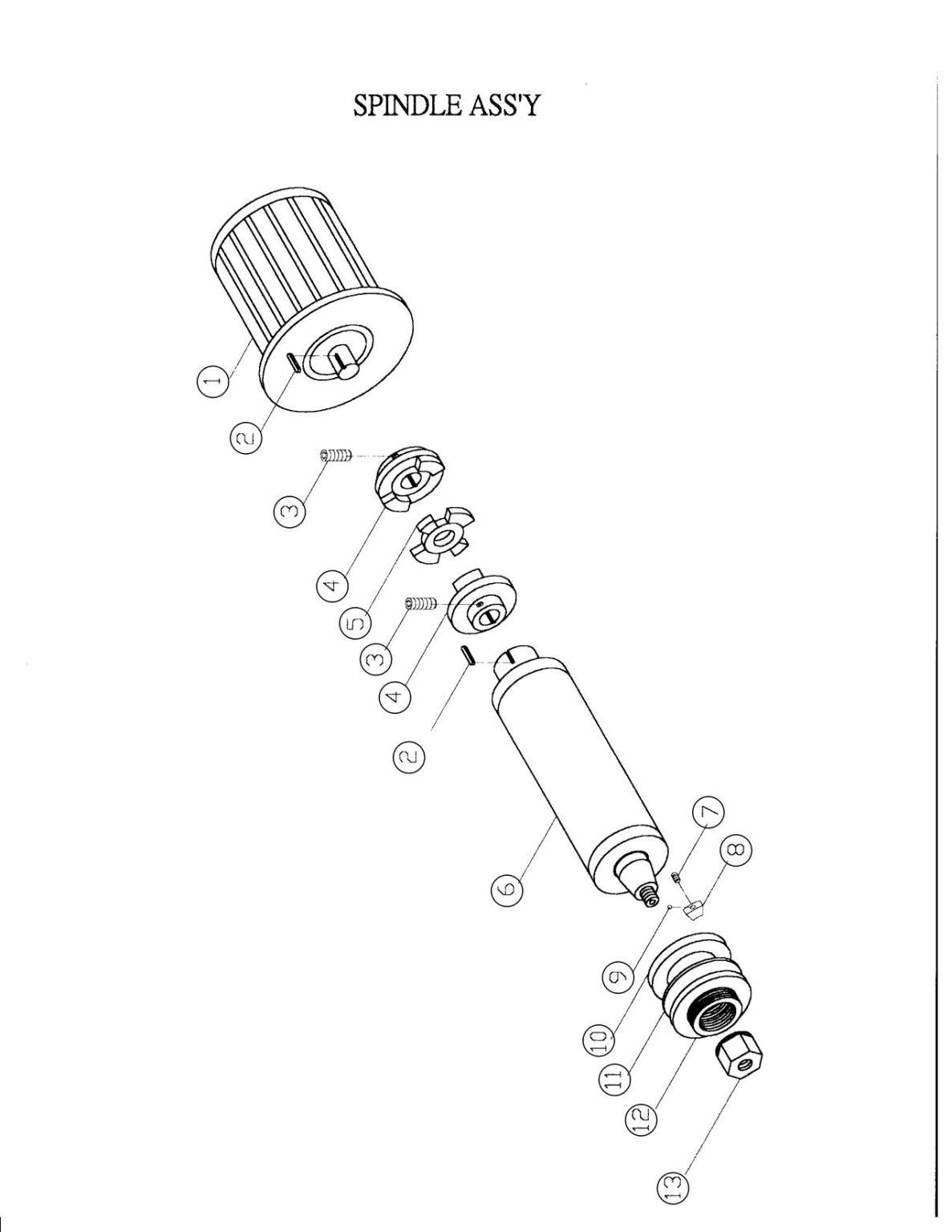 Supra-618II Spindle Assy – Springwood Industrial, Inc.